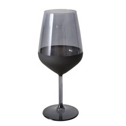 Boltze Weinglas Moluna 490 ml, Schwarz skandinavische Deko Online Shop