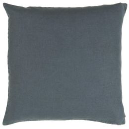 IB Laursen Leinen-Kissenbezug 50x50 cm einfarbig 50 x 50 cm, historical blue