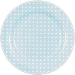 GreenGate Dessert Teller, Fr&uuml;hst&uuml;cksteller Dotty &Oslash; 20 cm, pale blue skandinavische Deko Online Shop