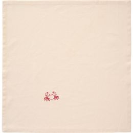 IB Laursen Stoffserviette Atlantis 40 x 40 cm, Krabbe