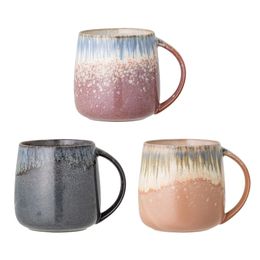Bloomingville Becher Cloe Multicolor 3er &Oslash;9.5 x H10cm, rose