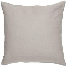 IB Laursen Leinen-Kissenbezug 50x50 cm einfarbig 50 x 50 cm, ash grey
