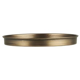 IB Laursen Kerzentablett aus Metall mit Kante H1,5/ &Oslash;13 cm, messing skandinavische Deko Online Shop