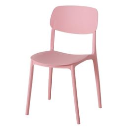 Boltze Stuhl Primus | Robuster Kunststoff-Stuhl Skandi-Stil 42 x 40 x 79 cm, Pink skandinavische Deko Online Shop