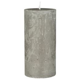 IB Laursen Rustikale Kerze Stumpenkerze &Oslash; 6,8 cm H&ouml;he 14, &Oslash; 6.8 cm, french grey