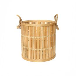 Bazar Bizar Bambus Korb M: 35x35x35 cm skandinavische Deko Online Shop