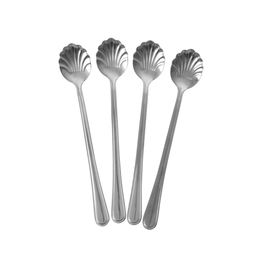 Rice Lattel&ouml;ffel rostfreier Stahl 4er 19 cm, silber