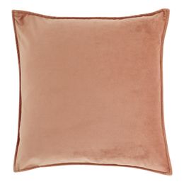 Chic Antique Velours-Kissenbezug Aix 50x50 cm 50 x 50 cm, manderine