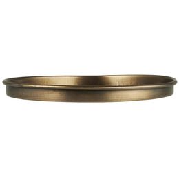 IB Laursen Kerzentablett aus Metall mit Kante H1,5/ &Oslash;16 cm, messing skandinavische Deko Online Shop