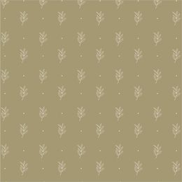 IB Laursen Papier Serviette mit Blattmuster 50er 40 x 40 cm, gr&uuml;n