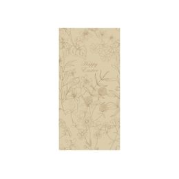 Chic Antique Servietten Happy Easter 20 x 10 cm, honig