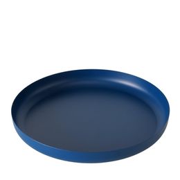 Boltze Tablett Sidan &Oslash; 35 cm, H&ouml;he 4 cm, blau skandinavische Deko Online Shop