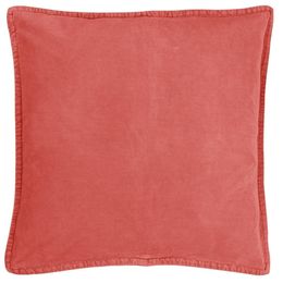 IB Laursen Kissenbezug Velour quadratisch 52 x 52 cm, melon