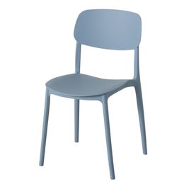 Boltze Stuhl Primus | Robuster Kunststoff-Stuhl Skandi-Stil 42 x 40 x 79 cm, Blau skandinavische Deko Online Shop