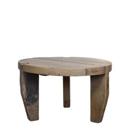 Chic Antique Grimaud Sofa Tisch aus Holz H48, &Oslash;80 cm