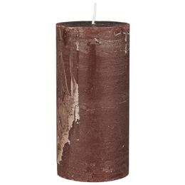 IB Laursen Rustikale Kerze Stumpenkerze &Oslash; 6,8 cm H&ouml;he 14, &Oslash; 6.8 cm, rost