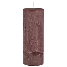IB Laursen Rustikale Kerze Stumpenkerze &Oslash; 6,8 cm H&ouml;he 18, &Oslash; 6.8 cm, rot