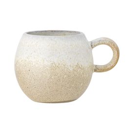 Bloomingville Tasse Paula aus Steingut &Oslash; 9xH8 cm, natur