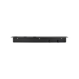 Meraki Bad Regal mit Flaschenhalterung und Hakenleiste Mattschwarzes Finish skandinavische Deko Online Shop
