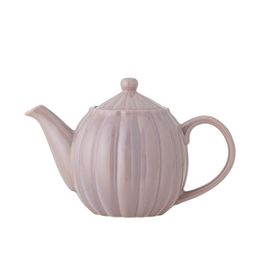 Bloomingville Latina Teekanne, Steingut &Oslash; 13xH17 cm, rose skandinavische Deko Online Shop