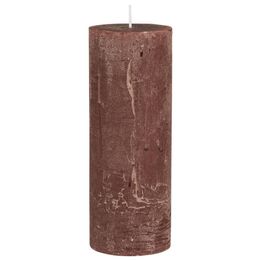 IB Laursen Rustikale Kerze Stumpenkerze &Oslash; 6,8 cm H&ouml;he 18, &Oslash; 6.8 cm, rost