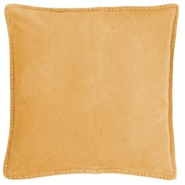 IB Laursen Kissenbezug Velour quadratisch 52 x 52 cm, lemon drop