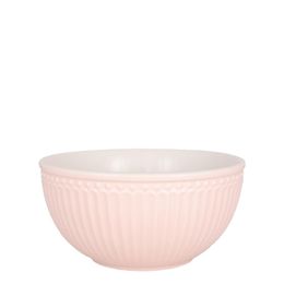 GreenGate Servierschale, Sch&uuml;ssel Alice Everyday &Oslash; 17,3 cm, H&ouml;he 8,5 cm, pale pink skandinavische Deko Online Shop