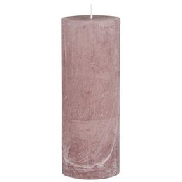 IB Laursen Rustikale Kerze Stumpenkerze &Oslash; 6,8 cm H&ouml;he 18, &Oslash; 6.8 cm, malva