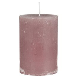 IB Laursen Rustikale Kerze Stumpenkerze &Oslash; 6,8 cm H&ouml;he 10, &Oslash; 6.8 cm, malva