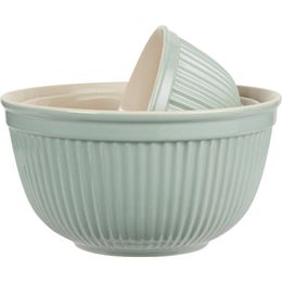 IB Laursen Schalensatz 3er Set Mynte 14 cm, &Oslash; 26 cm, Green Tea