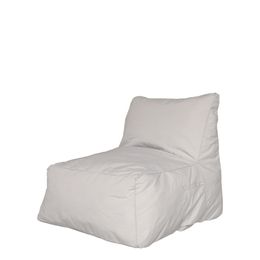 Chic Antique Nylon Lounge-Sessel f&uuml;r Draussen H65/L80/B75 cm beige
