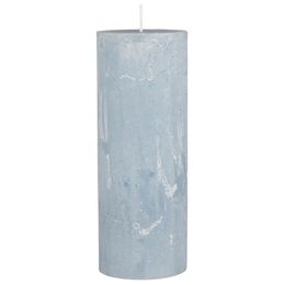 IB Laursen Rustikale Kerze Stumpenkerze &Oslash; 6,8 cm H&ouml;he 18, &Oslash; 6.8 cm, staubig blau