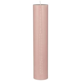 IB Laursen Weihnachtskerze 1-24 mit gepr&auml;gten Zahlen H&ouml;he 30, &Oslash; 6 cm, malva