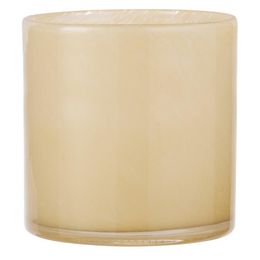 IB Laursen Topf Venecia durchgef&auml;rbtes Glas H&ouml;he 10, &Oslash; 10 cm, gelb skandinavische Deko Online Shop