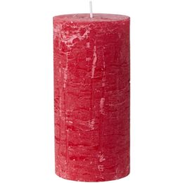 IB Laursen Rustikale Kerze Stumpenkerze &Oslash; 6,8 cm H&ouml;he 14, &Oslash; 6.8 cm, nordic rot