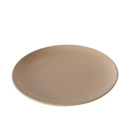 Boltze Keramik Teller Pastell H:2,5 cm, D:20,5 cm, Beige skandinavische Deko Online Shop