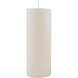 IB Laursen Stumpenkerze &Oslash;7 cm H&ouml;he 20 &Oslash; 7 cm, wei&szlig;
