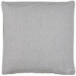 IB Laursen Boxkissenbezug Charlie mit d&uuml;nnen Streifen 45 x 45cm, Blau