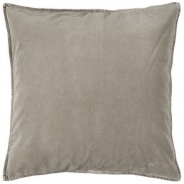 IB Laursen Kissenbezug Velour quadratisch 52 x 52 cm, ash grey skandinavische Deko Online Shop