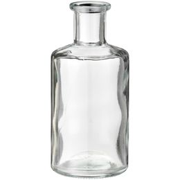 IB Laursen Vase Anna kantig aus Klarglas mit schmalem Hals 13 cm, &Oslash;: 6 cm