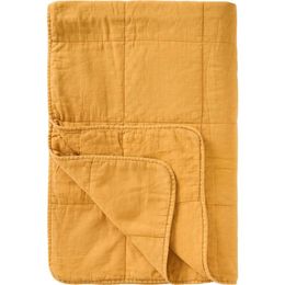 IB Laursen Vintage Quilt unifarben 180 x 130 cm, havest yellow