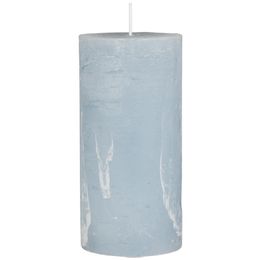 IB Laursen Rustikale Kerze Stumpenkerze &Oslash; 6,8 cm H&ouml;he 14, &Oslash; 6.8 cm, staubig blau