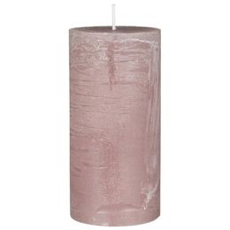 IB Laursen Rustikale Kerze Stumpenkerze &Oslash; 6,8 cm H&ouml;he 14, &Oslash; 6.8 cm, malva