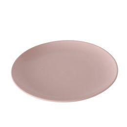 Boltze Keramik Teller Pastell H:2,5 cm, D:20,5 cm, Hellrosa skandinavische Deko Online Shop