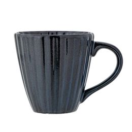 Bloomingville Latina Becher, Steingut &Oslash; 8,5xH8,5 cm, blau