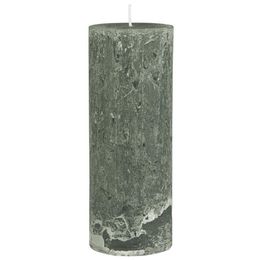 IB Laursen Rustikale Kerze Stumpenkerze &Oslash; 6,8 cm H&ouml;he 18, &Oslash; 6.8 cm, moosgr&uuml;n