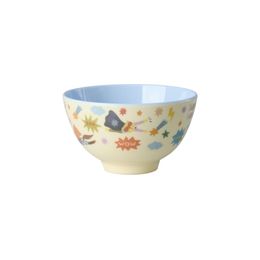 Rice Kleine Kinder Melamin Sch&uuml;ssel Hero Soft Blue - 300 ml &Oslash; 11 cm, H&ouml;he 6 cm skandinavische Deko Online Shop