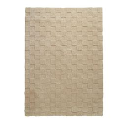 Teppich, B:90cm H:23mm L:150cmbeige, LeGer Home by Lena Gercke, Kunstfaser, Wohnzimmer, Teppiche, "Esm&eacute;, Hochflor-Teppiche, weich, Boho",