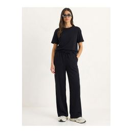 Crew-Neck T-Shirt und Hose Zweiteiliges Set