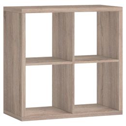 Raumteiler Style, Sonoma Eiche, Holzwerkstoff, 77x77x38 cm, Beim&ouml;bel erh&auml;ltlich, Wohnzimmer, Raumteiler & Paravents, Raumteiler